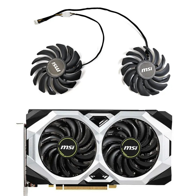 MSI 87MM PLD09210S12HH RTX 2060 SUPER VENTUS GP GPU FAN，FOR MSI RTX ...