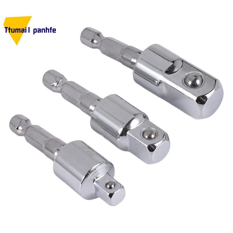 3 Pack Impact Grade Socket Adapter 360-Degree Universal Joint Swivel ...