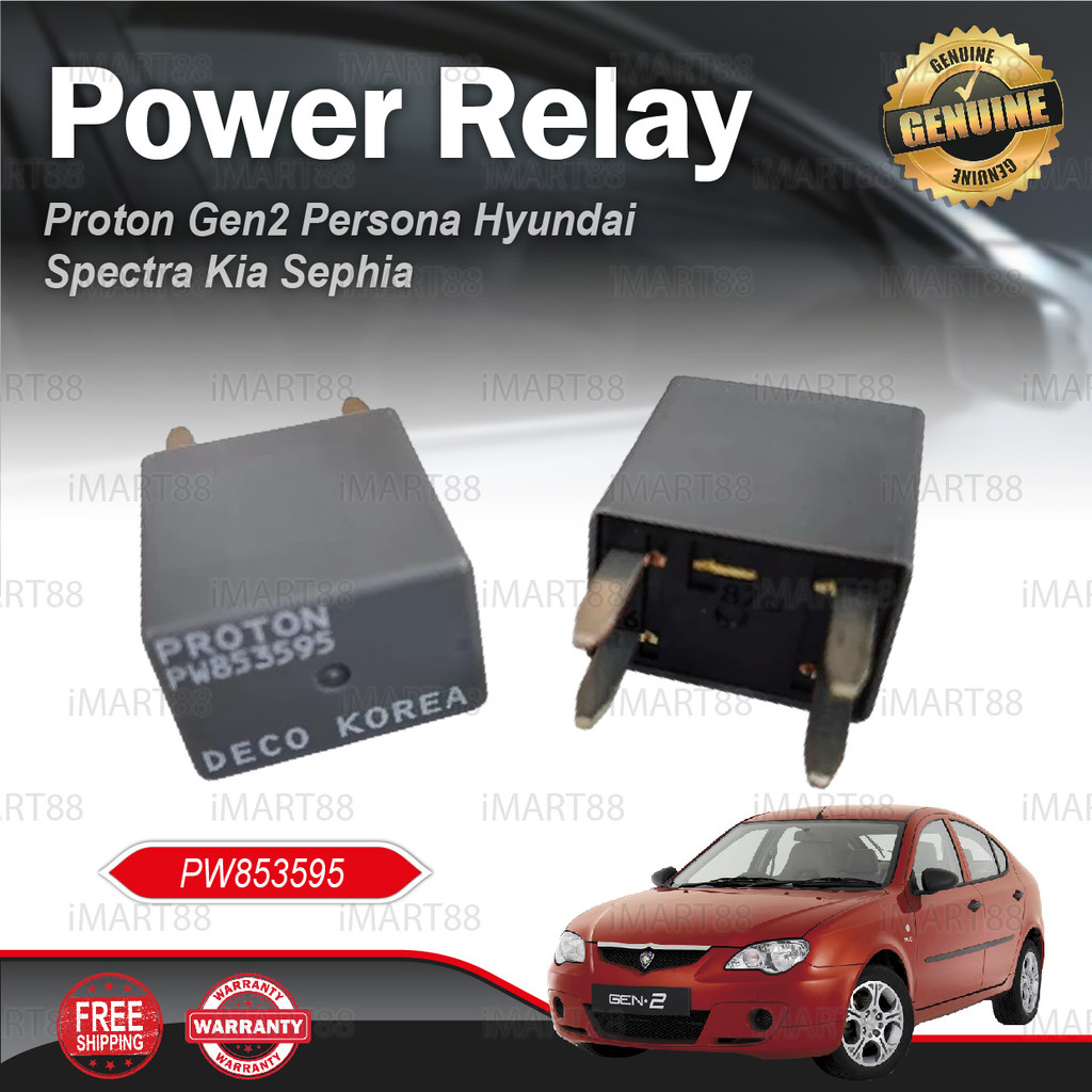 ORIGINAL PROTON PERSONA Saga BLM Satria Gen 2 SMALL 4 PIN RELAY POWER ...