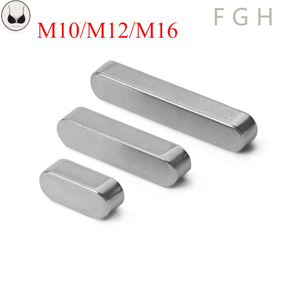 BP [FGHDW-1] M10/m12/m16 304 Stainless Steel A-Type Flat Key Pin Round ...
