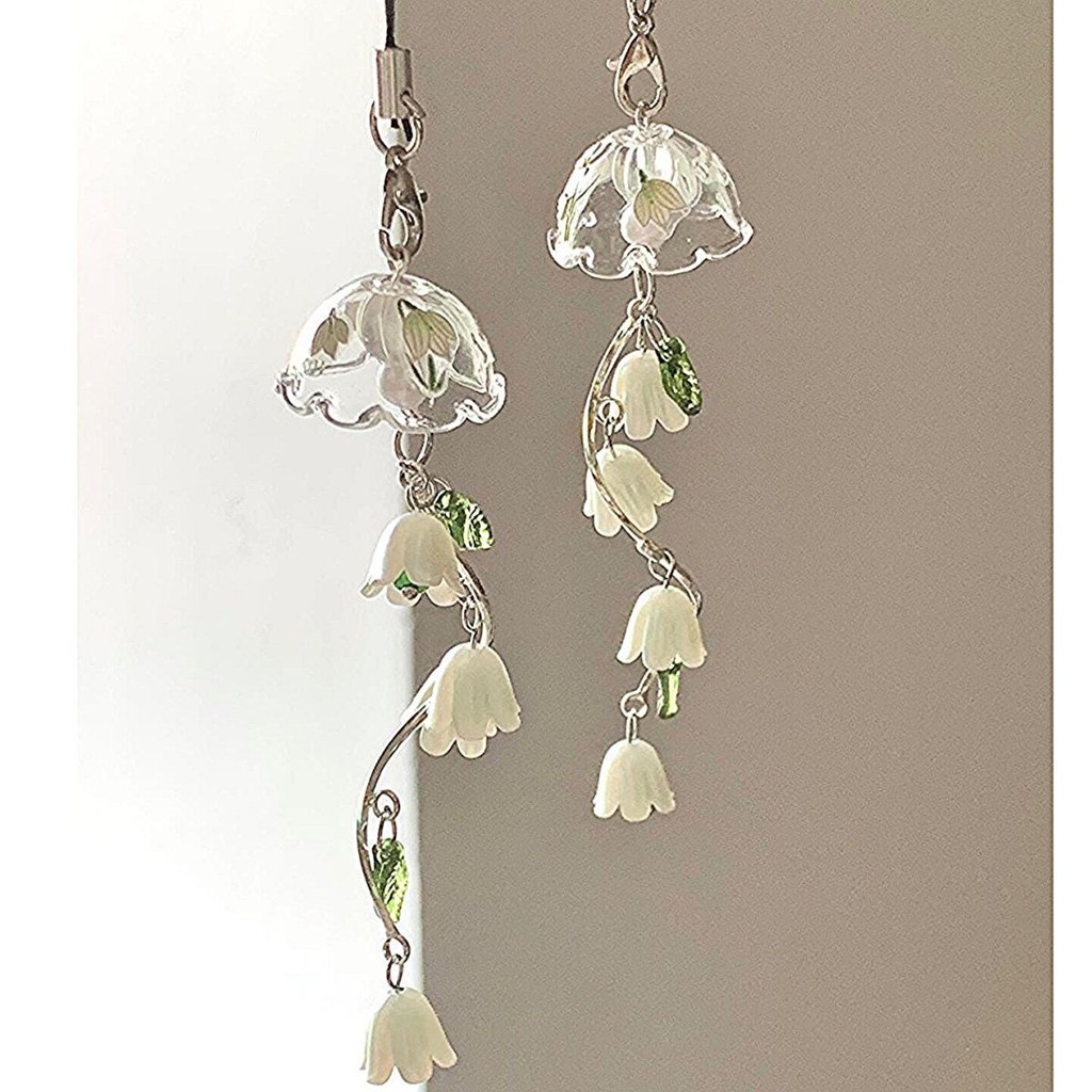 Vine Lily of the Valley Fresh Sweet Mobile Phone Chain Cuckoo Book Chain Hand Beaded ccd Hanging ...