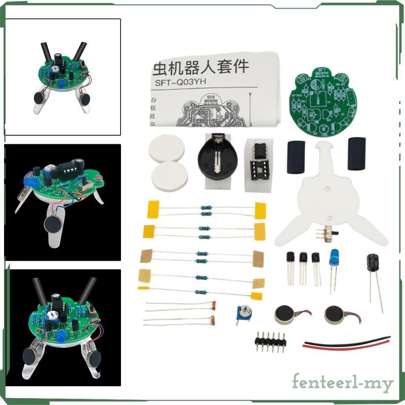 [Fenteer1efMY] Photosensitive Firefly Kit Mobile Robot Soldering ...