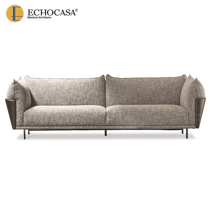 ECHOCASA Gaya Itali Ruang Tamu Moden Pangsapuri Kecil High-End Fabrik ...