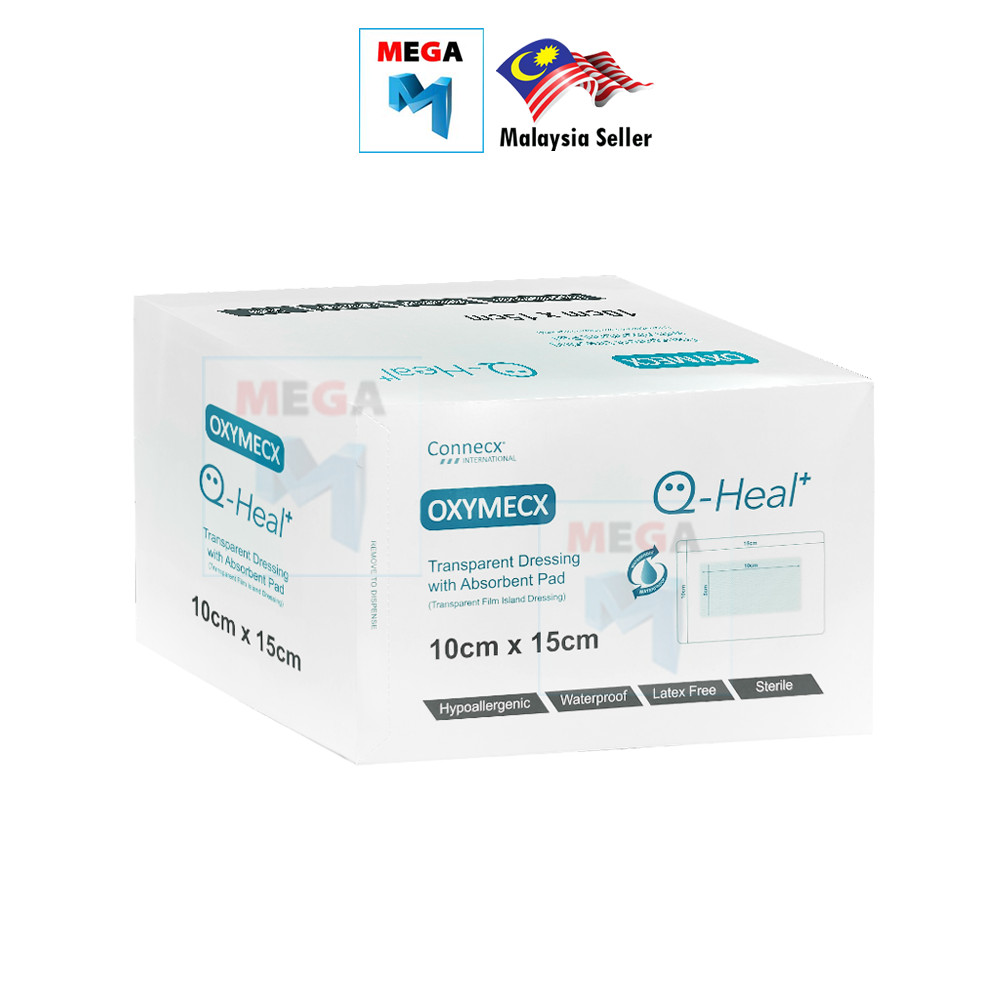 [1 BOX] Connecx-Oxymecx Island Dressing With Pad TRANSPARENT film (10CM ...