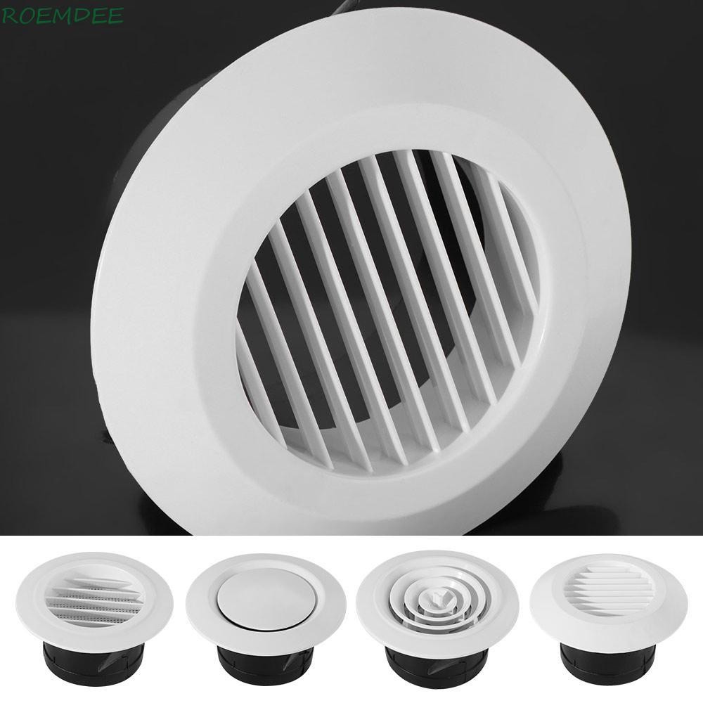 ROEMDEE Round Air Vent Extract Valve, Plastic White Air Vent Extract ...