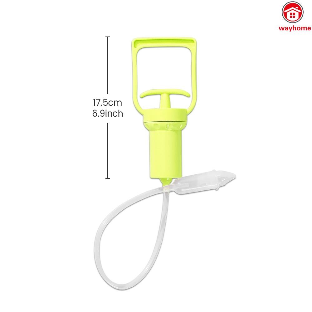 Baby Nose Aspirator Manual Nose Cleaner Clean Booger Aspiration Tool ...