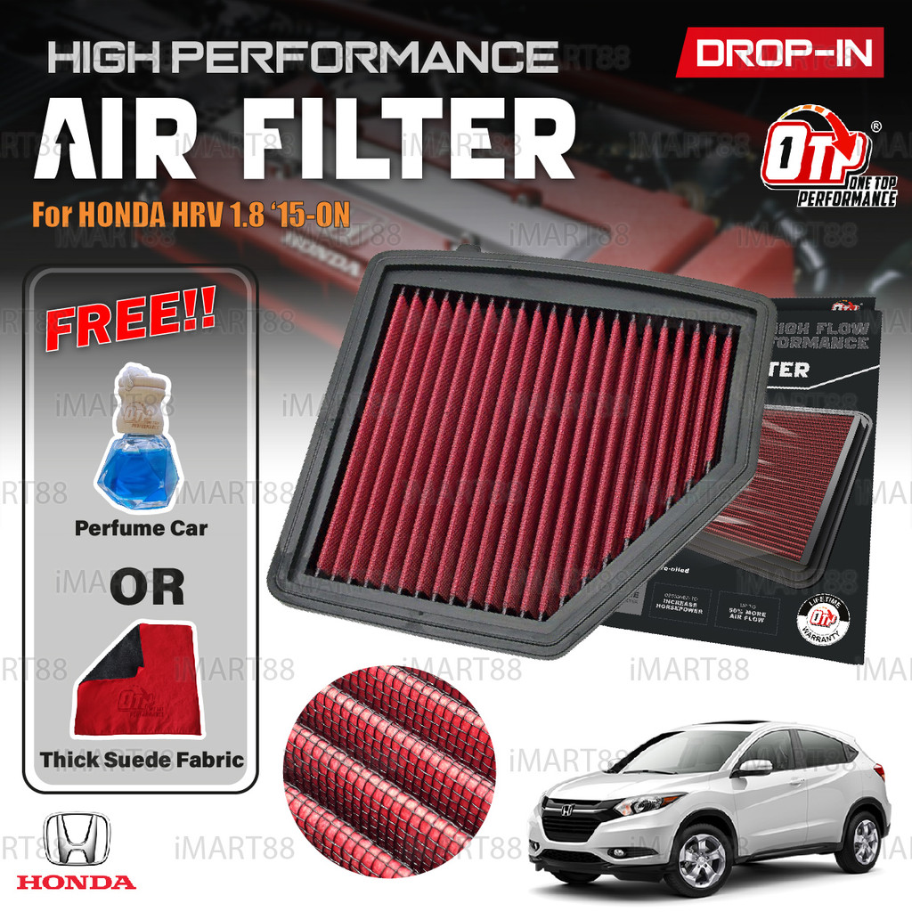 OTP Drop In Engine Air Filter HR-V HRV 1.8L 2016-2020 Performance ...