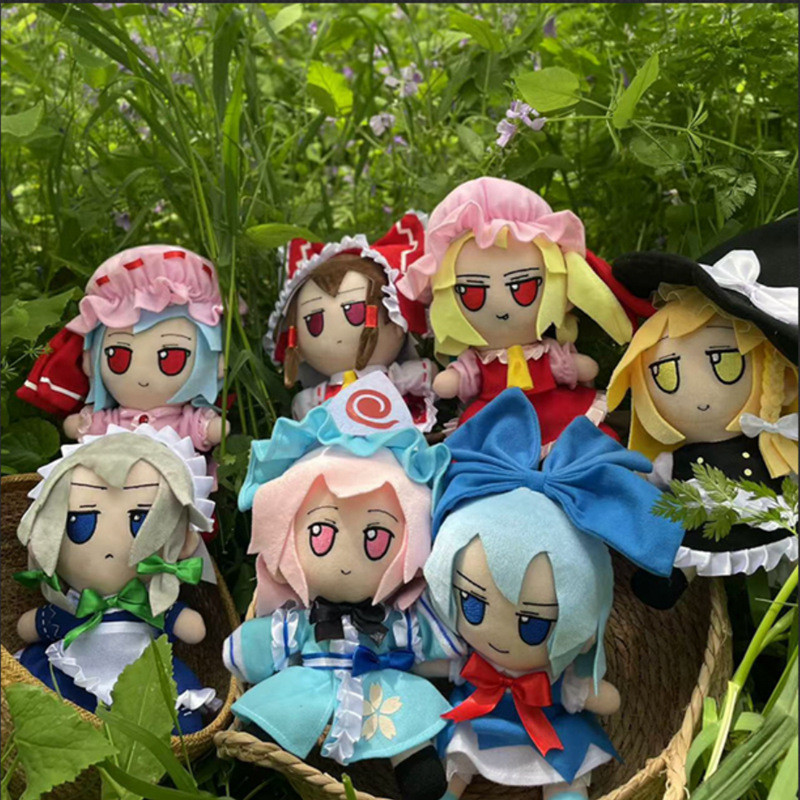 Real Picture TouHou Project Fumo Plush Toy Hakurei Reimu Komeiji Satori ...
