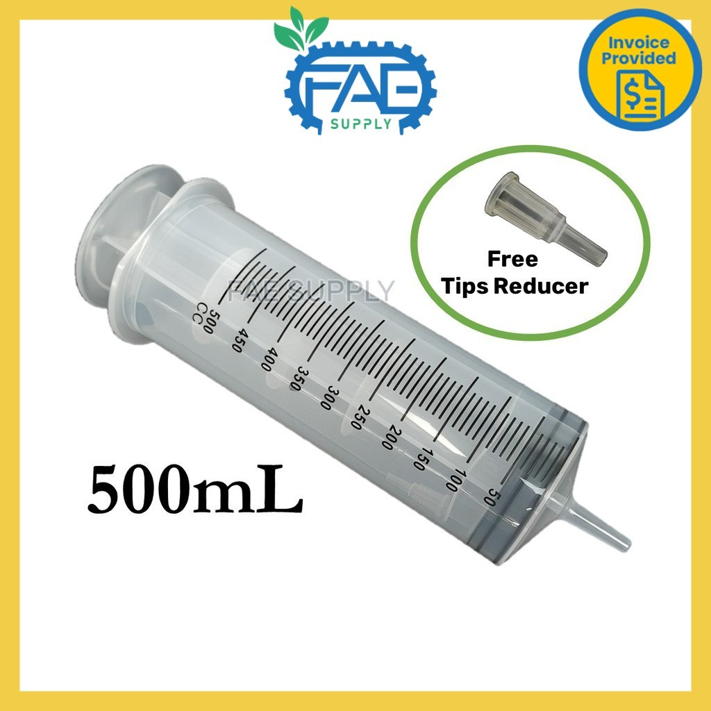 Picagari 500 cc ml disposable syringe catheter tips picagari besar ...