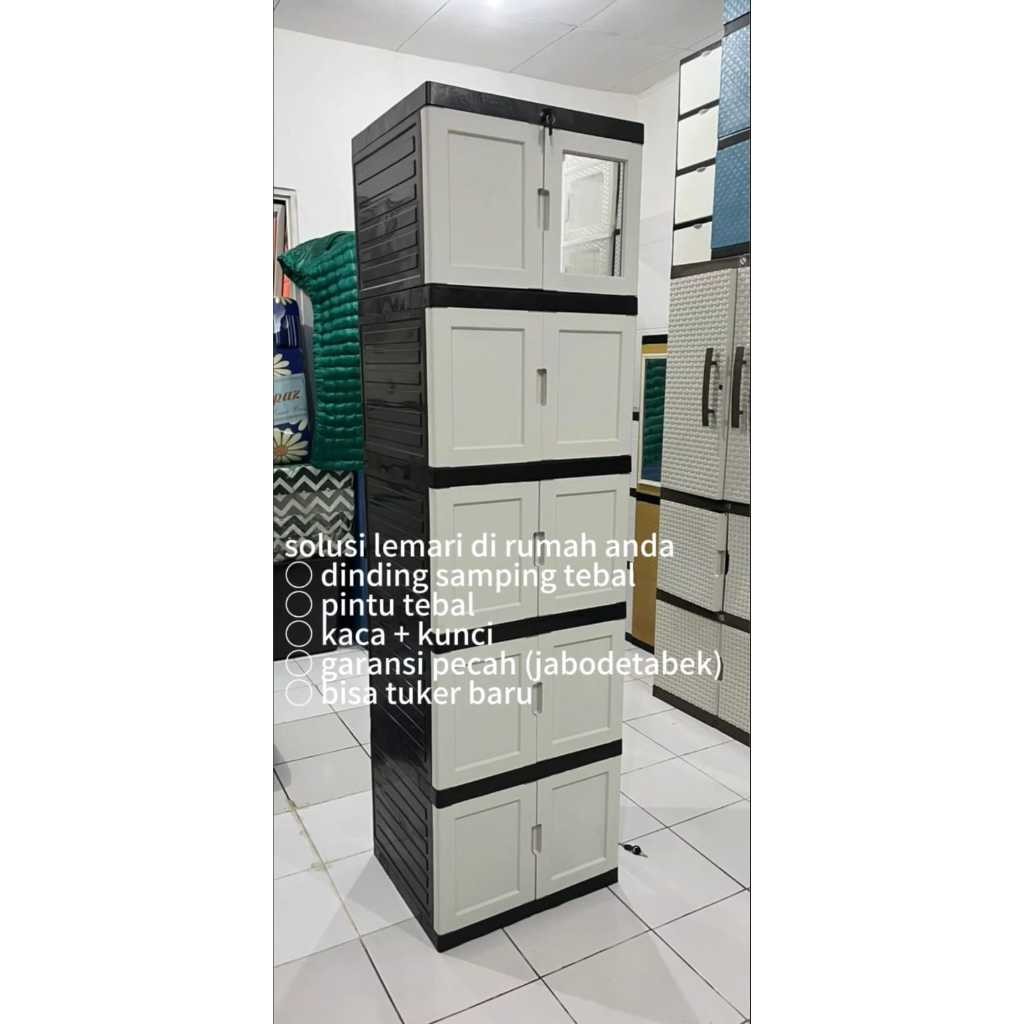 PLASTIC CLOTHES CABINET PLASTIC DRAWERS lock | Shopee Malaysia