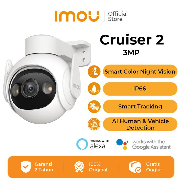 IMOU Cruiser 2 3MP/5MP 2K/3K Pan/Tilt Outdoor IP66 Color Night Vision ...