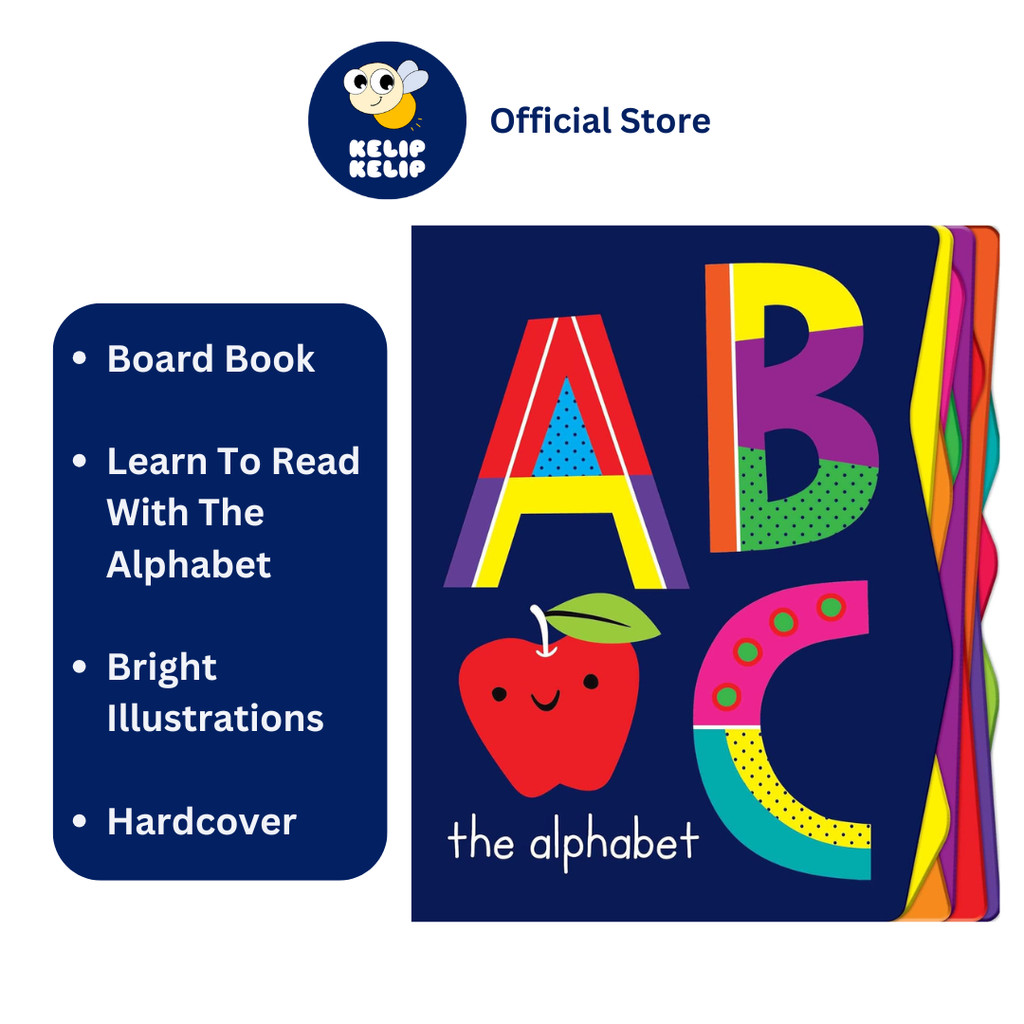 Alphabet Board Book For Toddlers & Kids To Learn ABC With Colourful ...