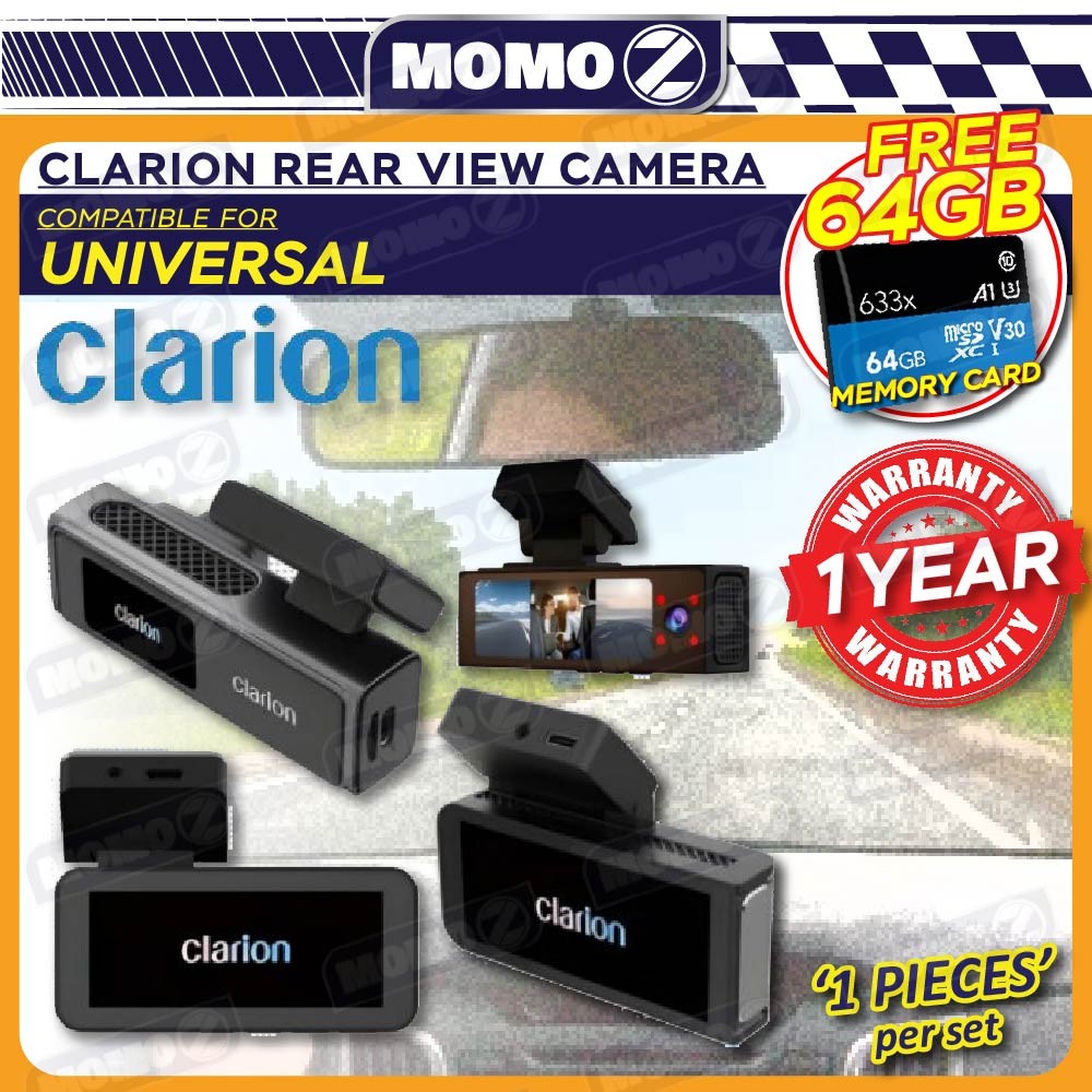 Car Universal Myvi Bezza Alza Saga Persona CLARION Dashcam Rear View ...