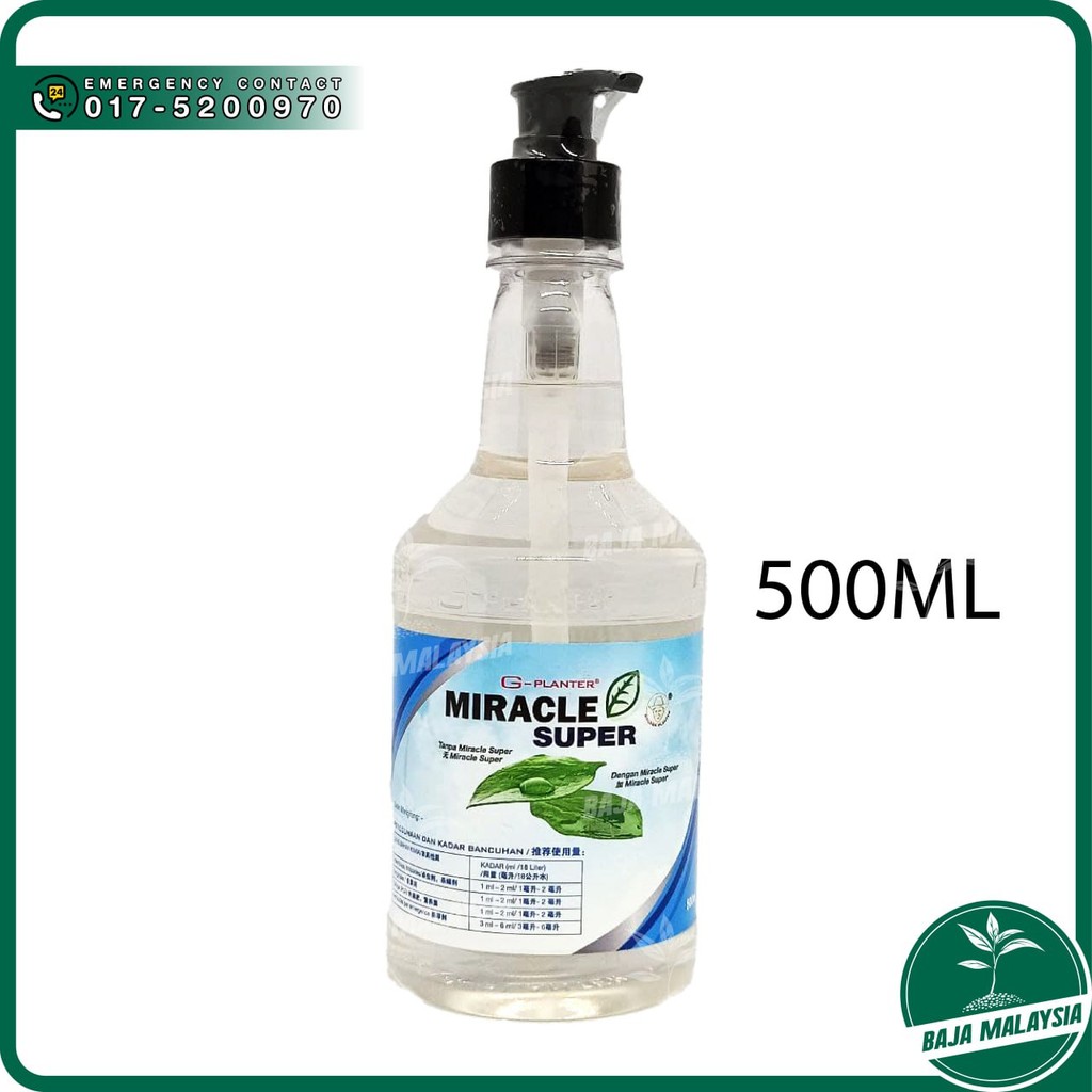 Miracle Super 500ML Penetration Wetting Agent Adjuvant Racun Serangg ...