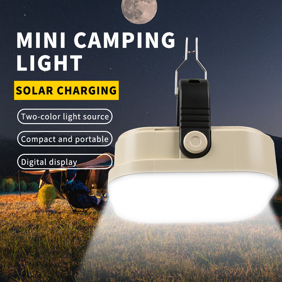 Solar Camping Lights 12 Modes C Type Charging Lights Outdoor Hanging ...