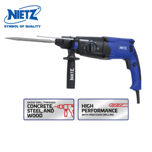 NIETZ Rotary Hammer 850w 1300rpm NZRH02-850 (NZRH03-850 Change Chunk ...