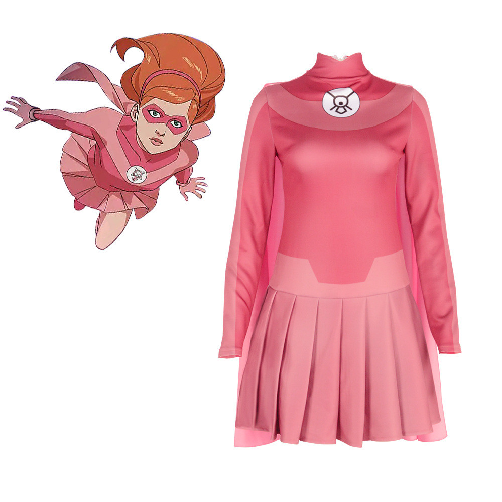 Anime Invincible Young Hero Atomic Heroine Eve Same Style Role-Playing ...