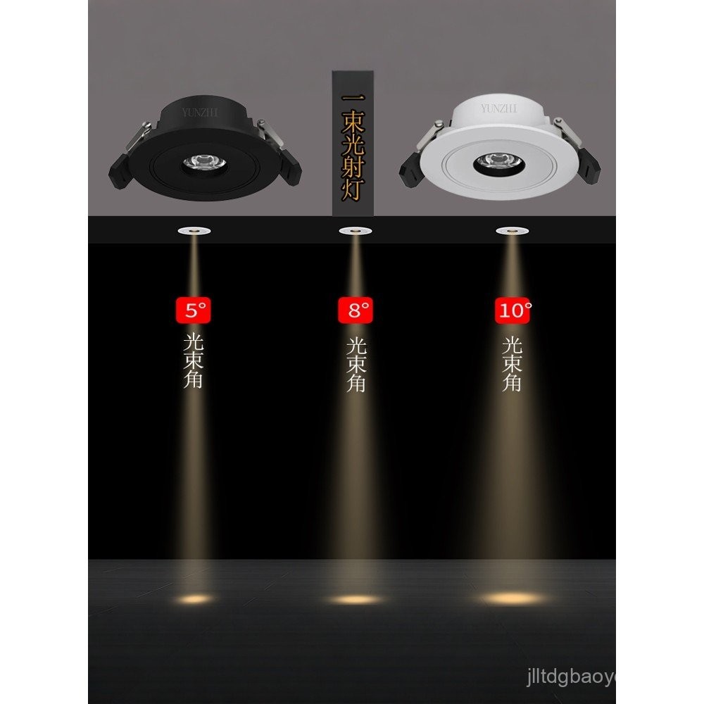 Sinaran Lampu Sorot Sudut Kecil Sudut Rasuk 5 Darjah 8 Darjah 10 Darjah ...