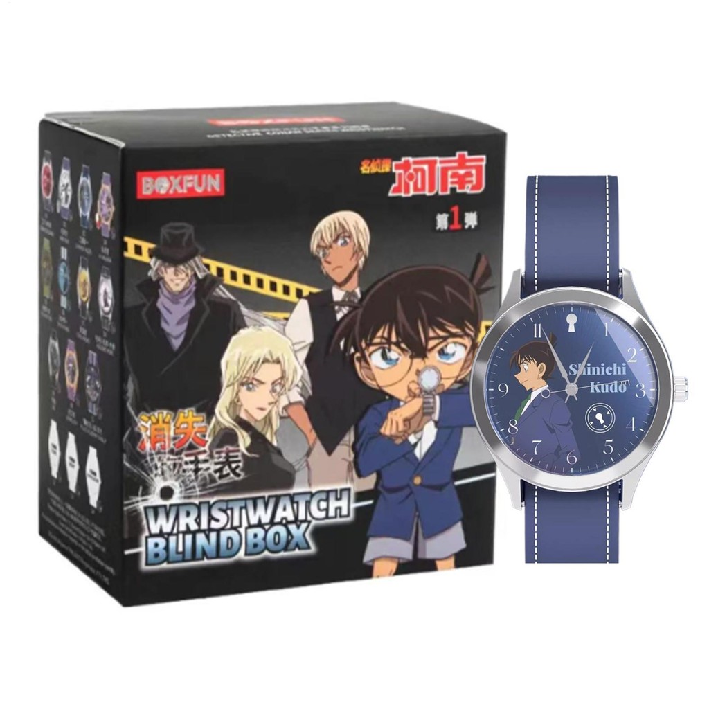 BOXFUN x Detective Conan disappears watch blind box Cartoon Anime ...