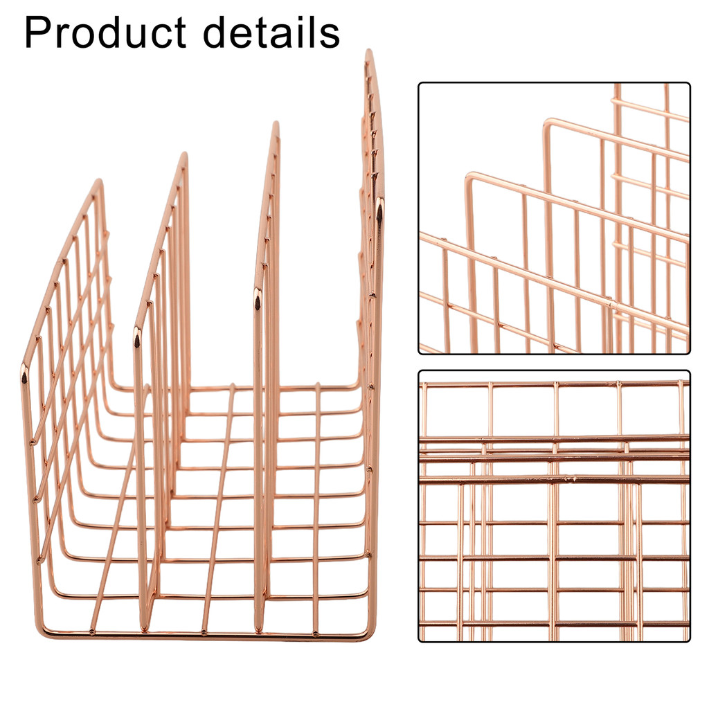 Vertical Wire File Filling Rack Wrought Iron Desktop File Holder ...