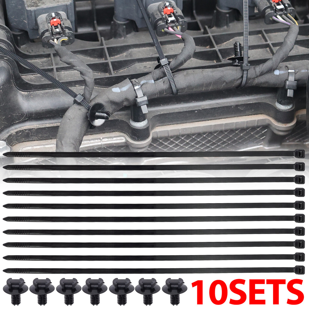 Wear Resistant Nylon Spiral Car Engine Guard Wiring Harness Fixed Strap ...