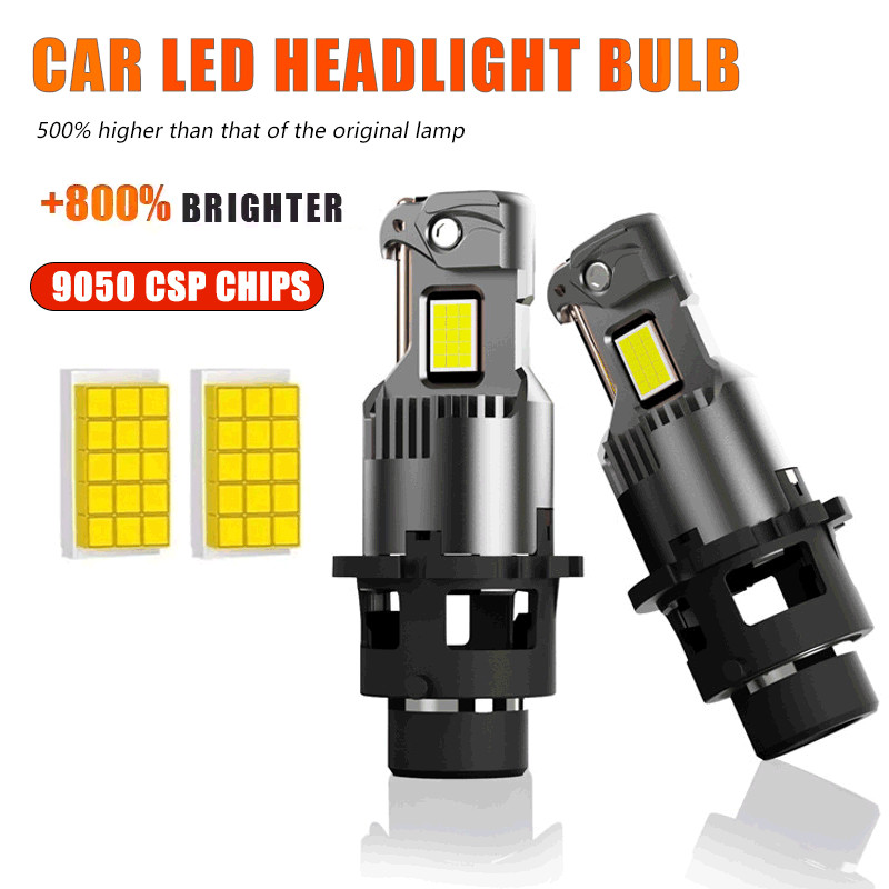 2PCS Lampu Depan Kereta Triple Copper Turbo D2S D4S D2R D4R D2C D4C LED ...