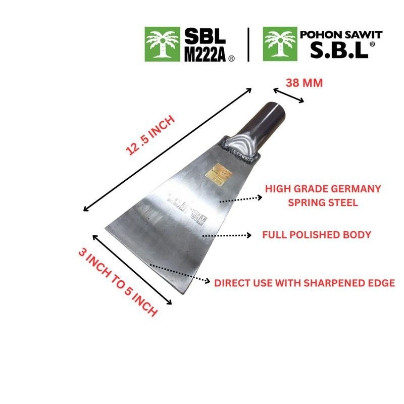 SBL M222A Oil Palm Harvesting Chisel Welding (Sharpen)/Tombak sawit ...