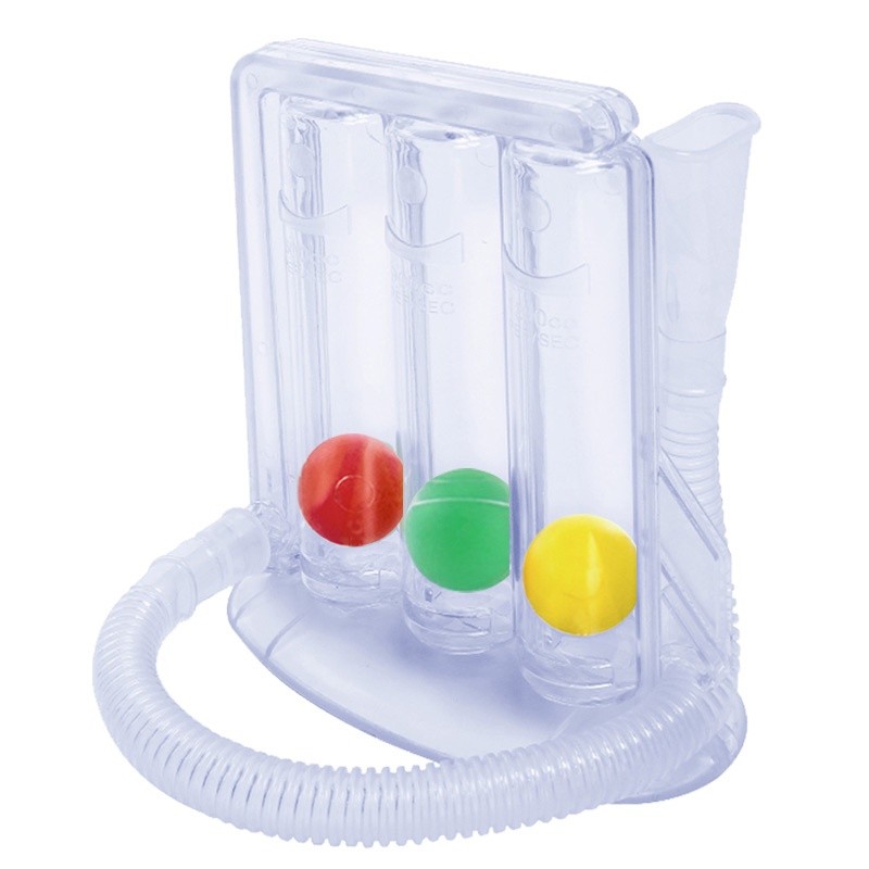 Incentive Spirometer Lung Function Respiratory Exerciser Three-ball ...