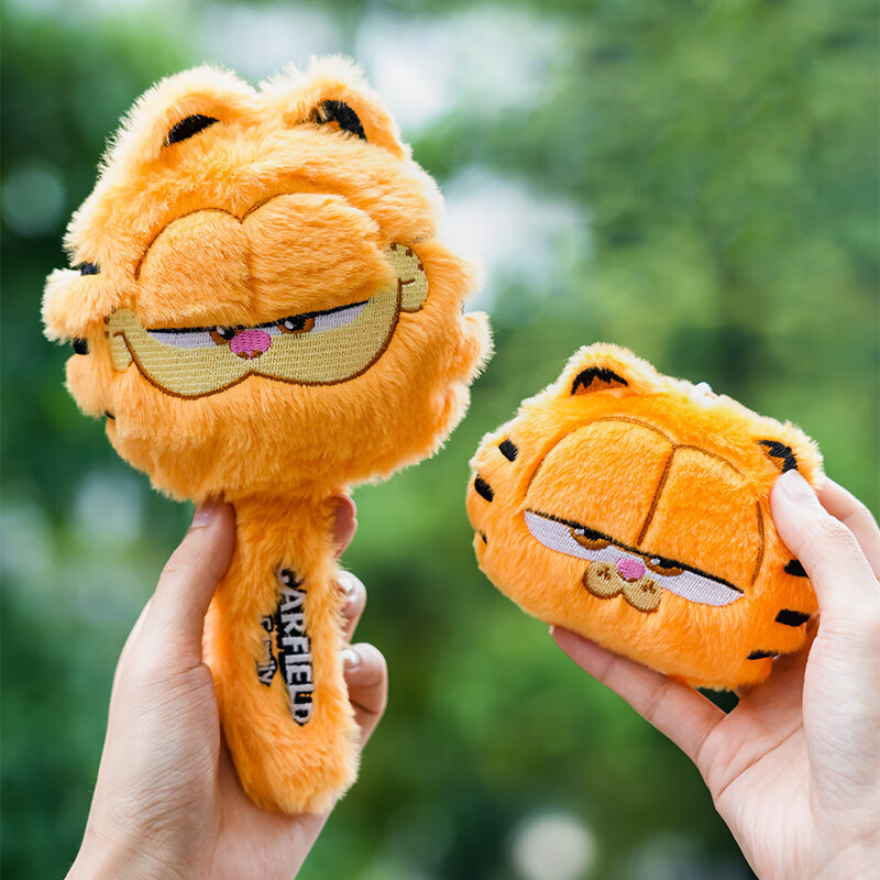 Garfield Family Plush Handheld Makeup Portable Mirror Gift | Shopee ...