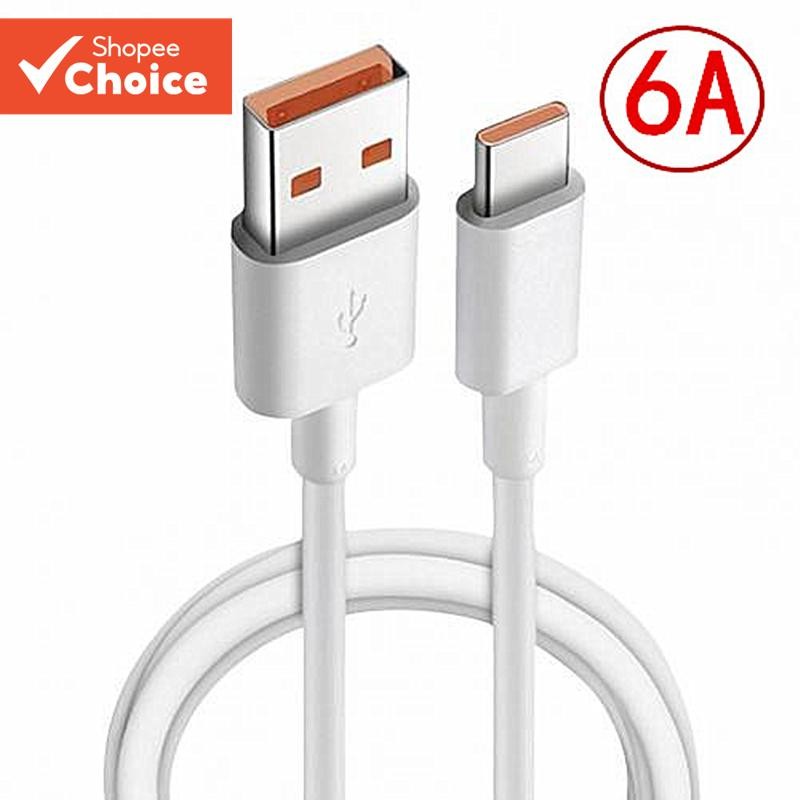 6A 66W Fast Charger Cable USB To Type C Super Charging Data Cord Quick ...