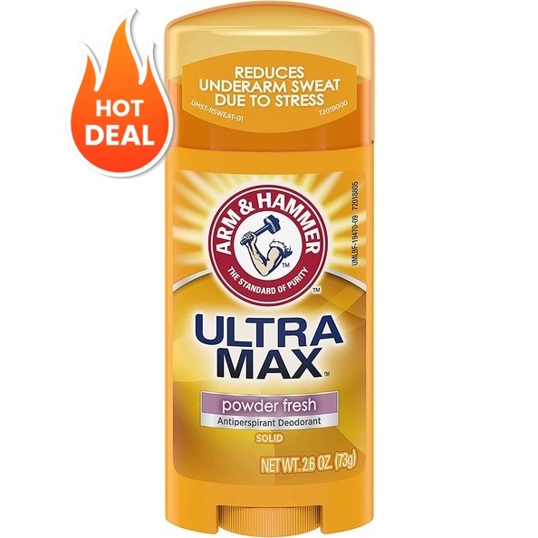 ARM & HAMMER ULTRAMAX Anti-Perspirant Deodorant Solid | Powder Fresh ...