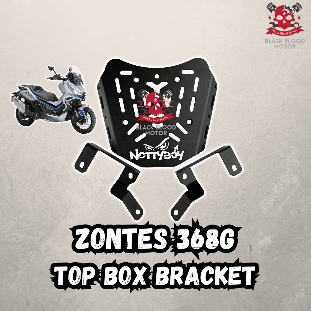 Zontes 368G Top Box Bracket D2 Heavy Duty Monorack Carrying Stuff Top ...