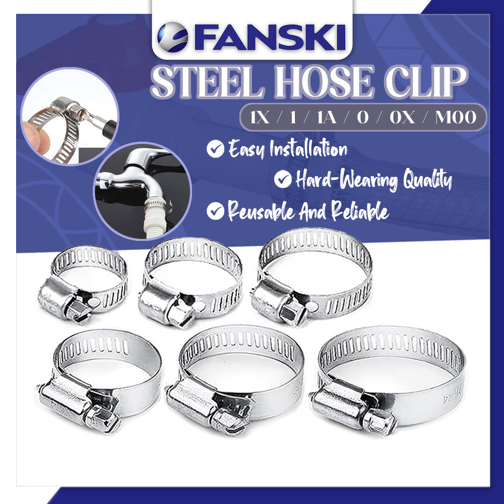 Screw Hose Clip Hose Clamp Hose Pipe Steel Klip Samco Hose Clip ...