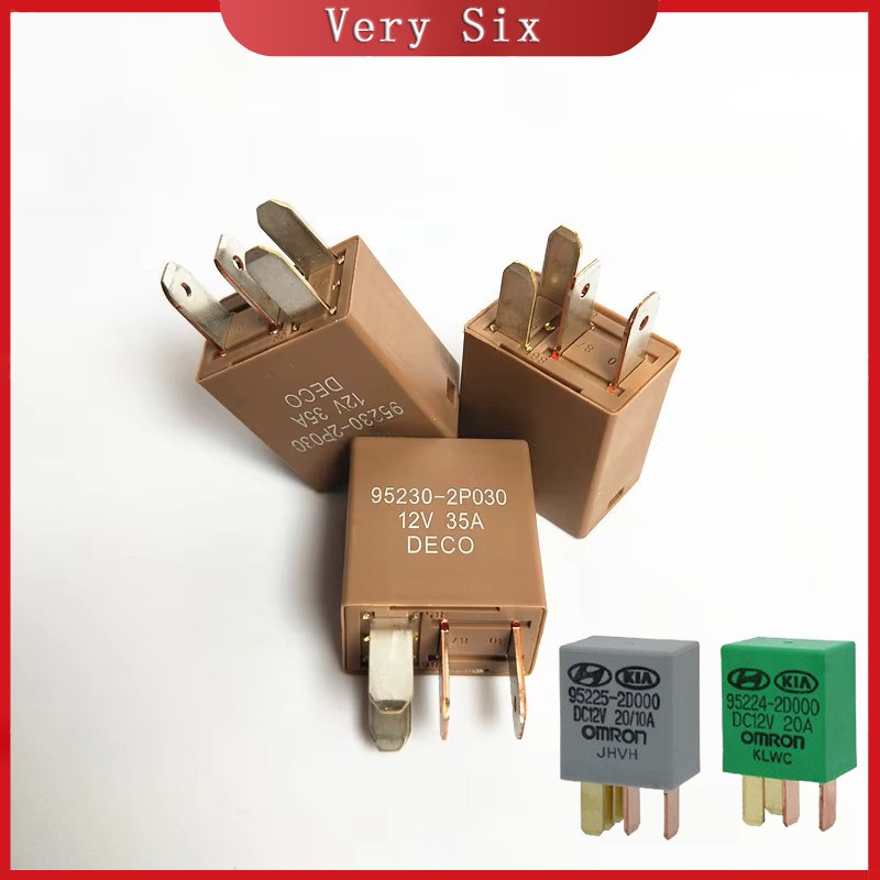 KIA 12V OMRON 4-Pin Car Violet Relay Green/Gold/Grey Color Power Relay ...