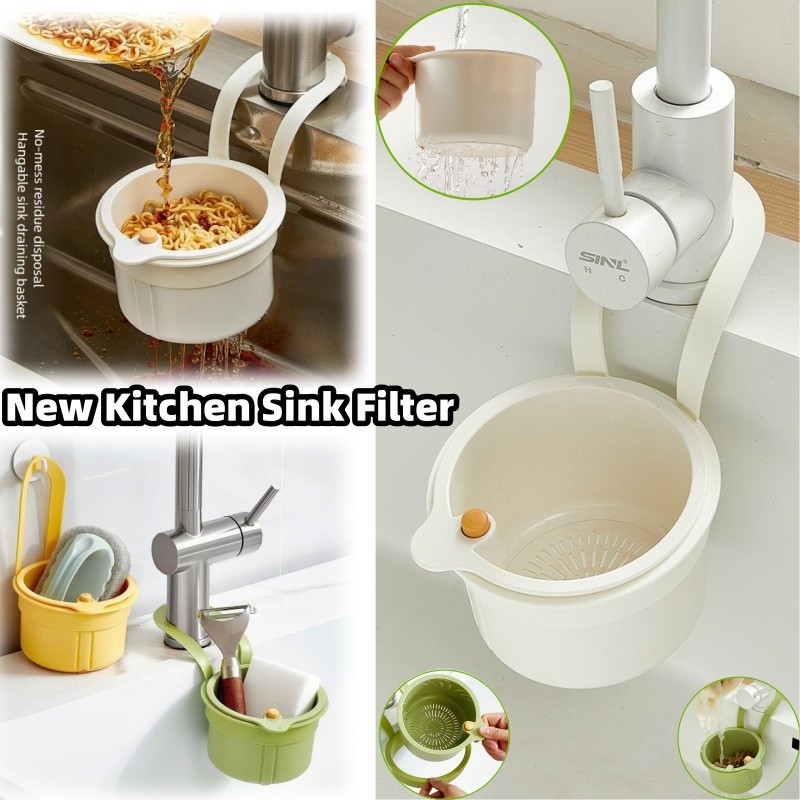 NEW Adjustable Multifunctional Drainage Bowl Kitchen Sink Food Residue ...