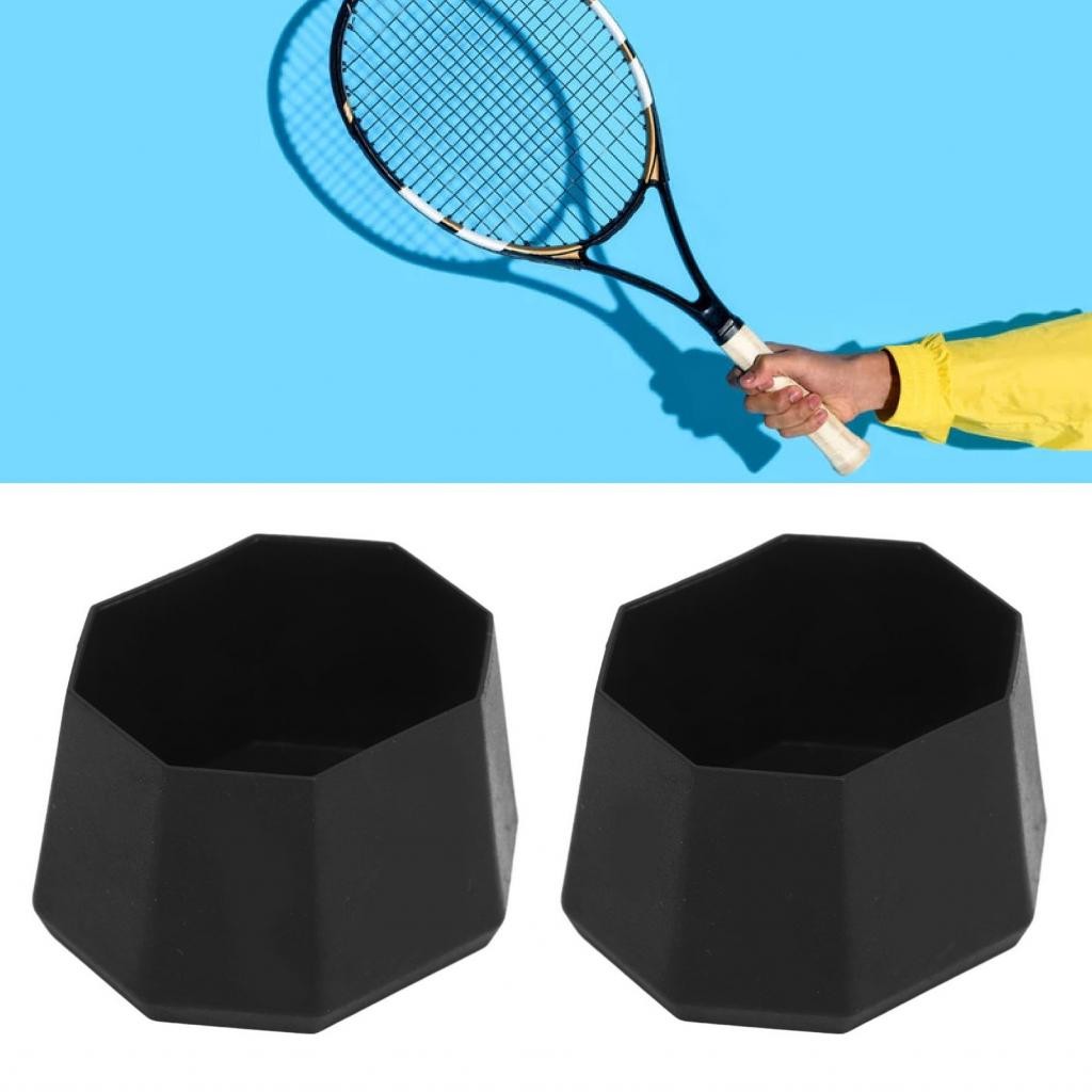 Tennis Racket Butt Cap Silicone End Cover for Long Service Life Portable and Lightweight ...