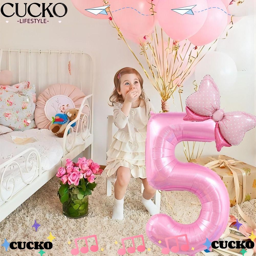CUCKO Birthday Number Ballons, Princess Birthday 40 Inch Jumbo Number ...