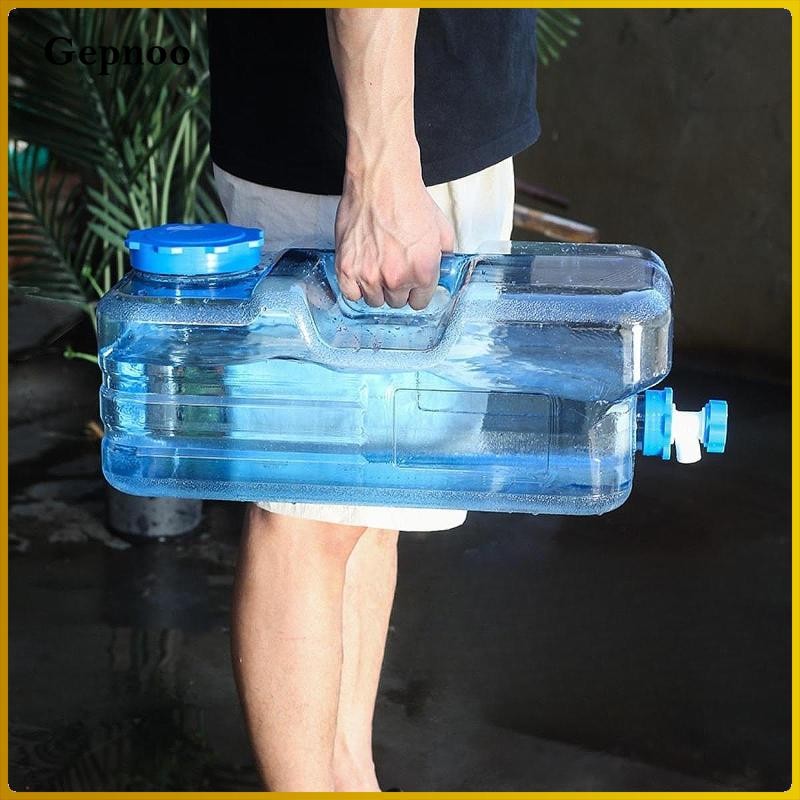 Gepnoo Camping Water Container 15 L Drink Dispenser Portable with ...