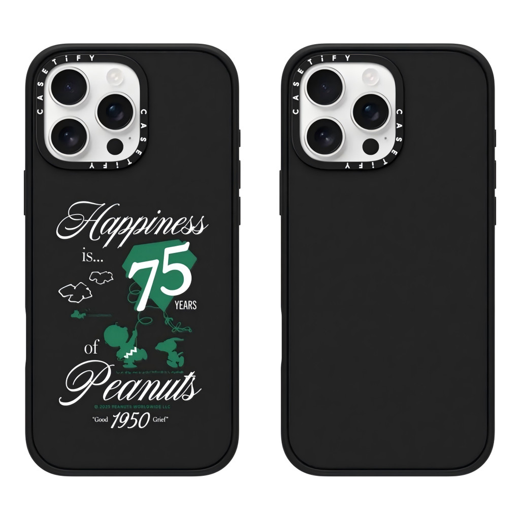 Peanuts Comics Snoopy 75th Anniversary, Matte Black Magnetic, Impact ...