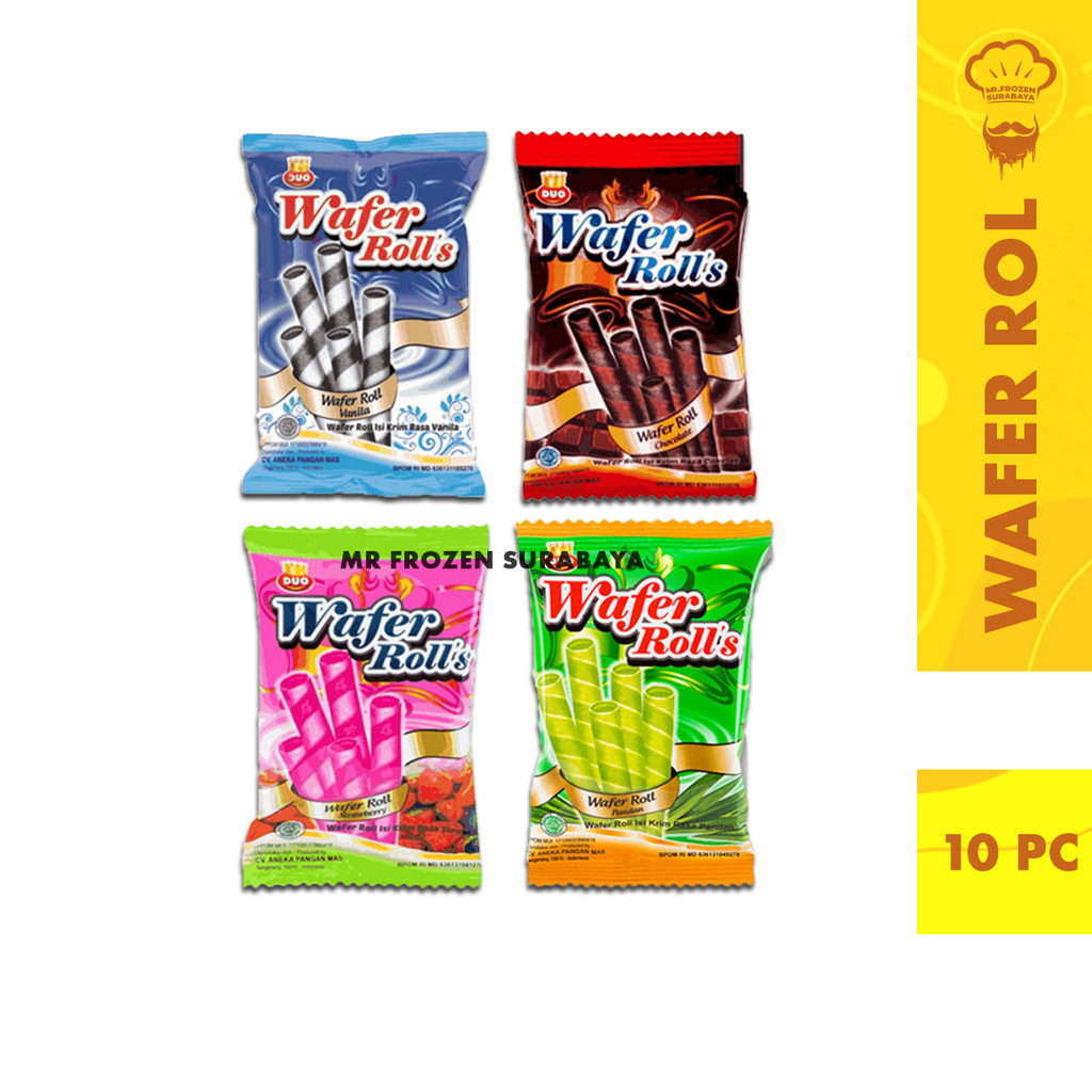 Duo Wafer Rolls Astor Old School Various Flavors contains 10 pcs ...