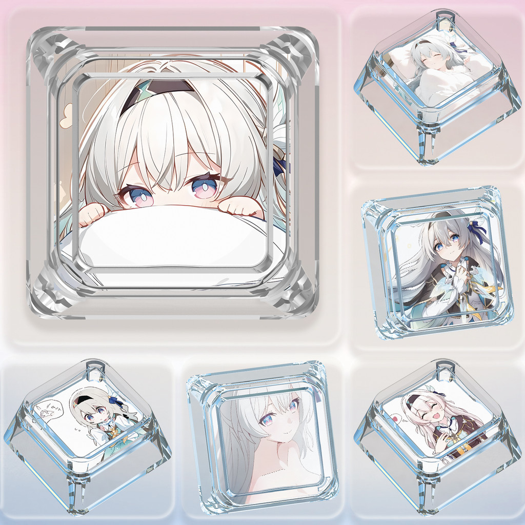 Iron Collapse Fluorescent Keycap Two-Dimensional Unique Single ...