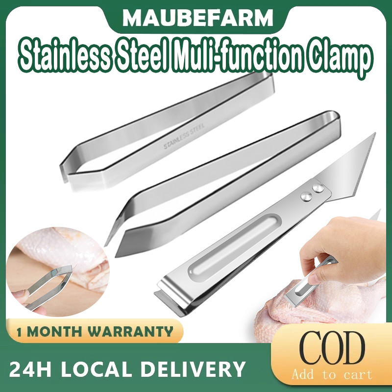 Puller Remover Stainless Steel Chicken Duck Hair Remover Clip Fish Bone ...