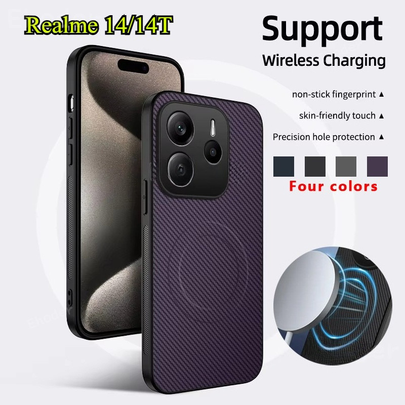 Luxury Matte Phone Casing For Realme14 14T Realme 14 T 5G 2025 Cases ...
