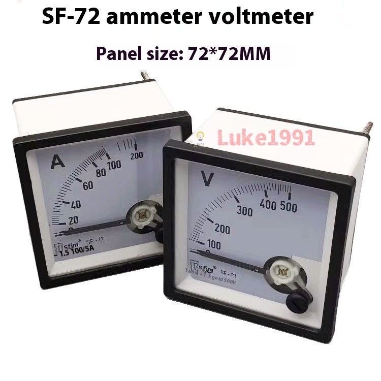 SF-72 Voltmeter Ammeter Frequency Meter Factor Tachometer Power Meter ...