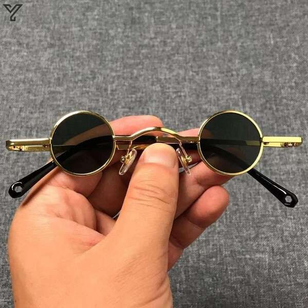 cycling glasses spec mata Cermin mata hitam bulat punk, cermin mata ...
