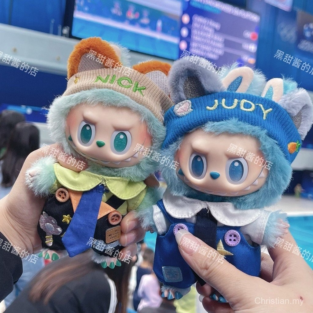 Pop Mart Front High Energy Third Generation labubu Clothes Nick Fox ...