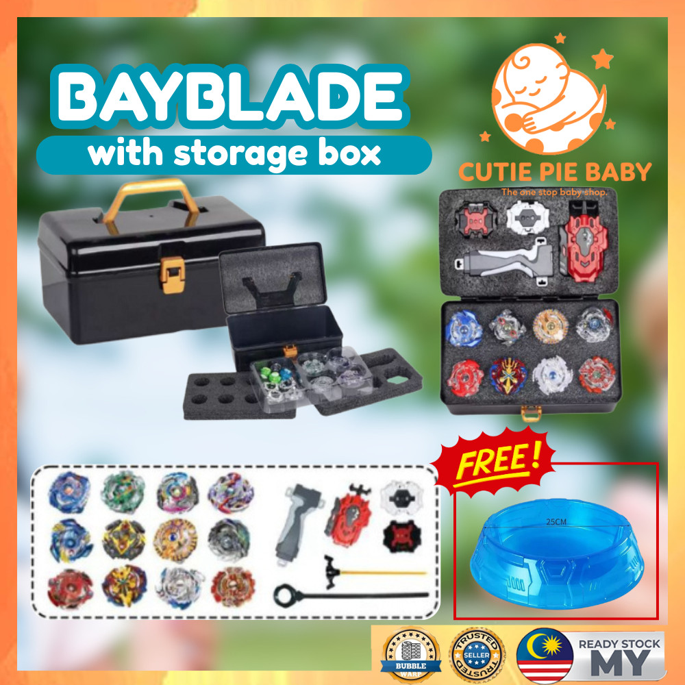 (12Pcs) Spinning Launcher Battle Gyro Game 12 Gyro 3 Launcher Beyblade ...