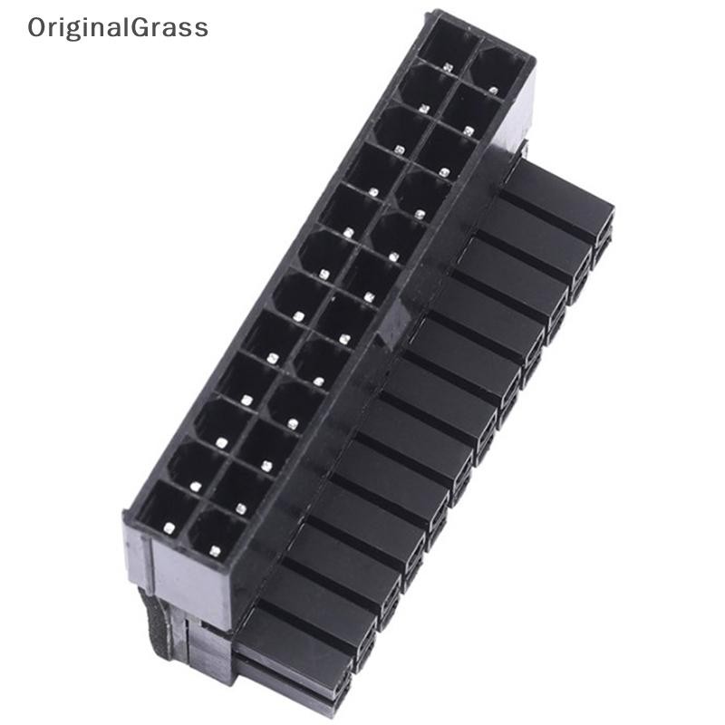 [OriginalGrass] ATX 24Pin 90 degree 24 pin to 24pin Power Plug Adapter ...