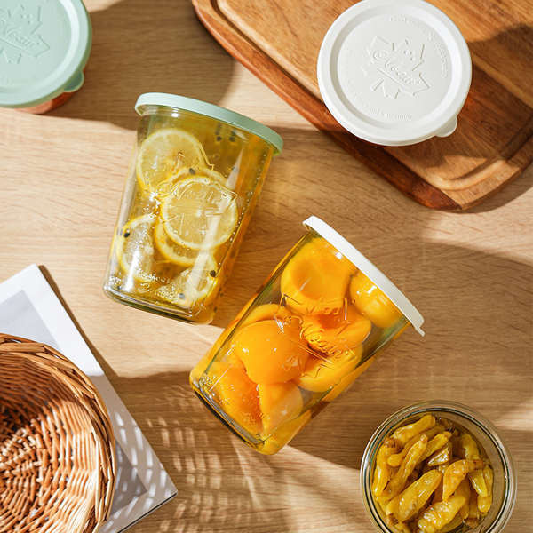 balang kuih raya kaca set balang plastik Botol kaca mulut besar, botol ...