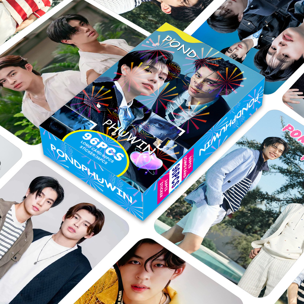 92-96pcs Thai Star Pondphuwin LINGORM ENGLOT Lomo Cards GMMTV ATLAS ...